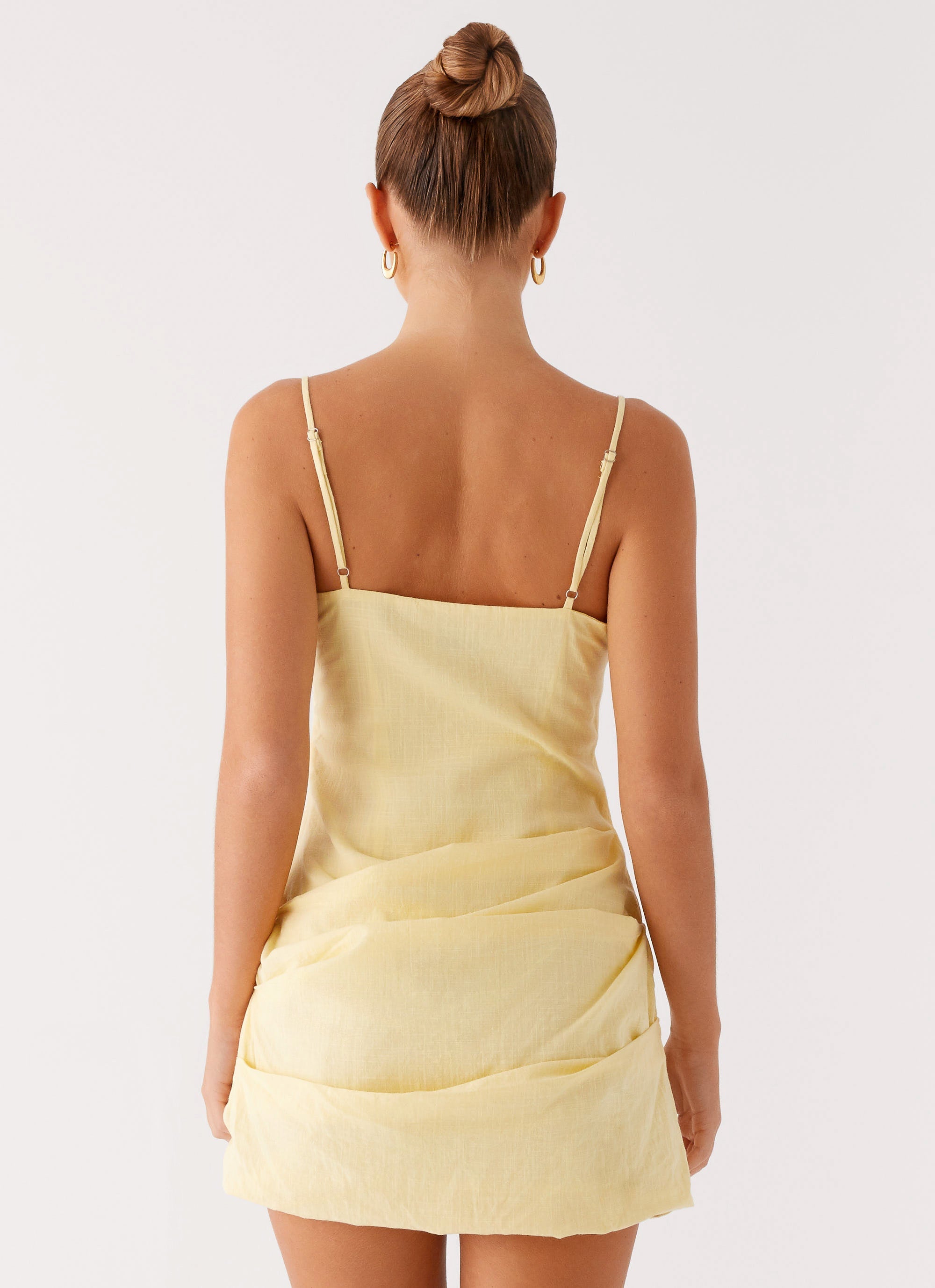 Adella Mini Dress - Yellow – Peppermayo Canada