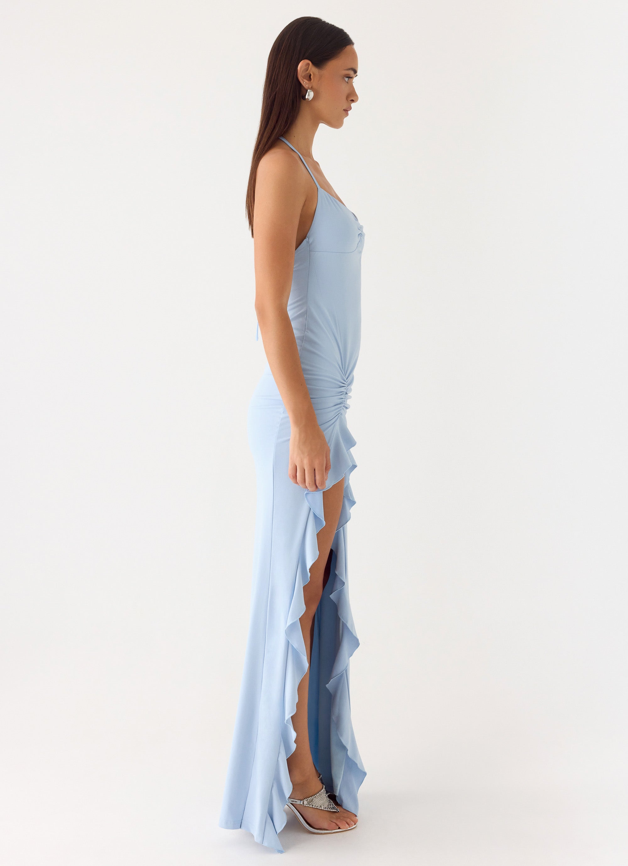 Augusta Maxi Dress - Blue – Peppermayo Canada