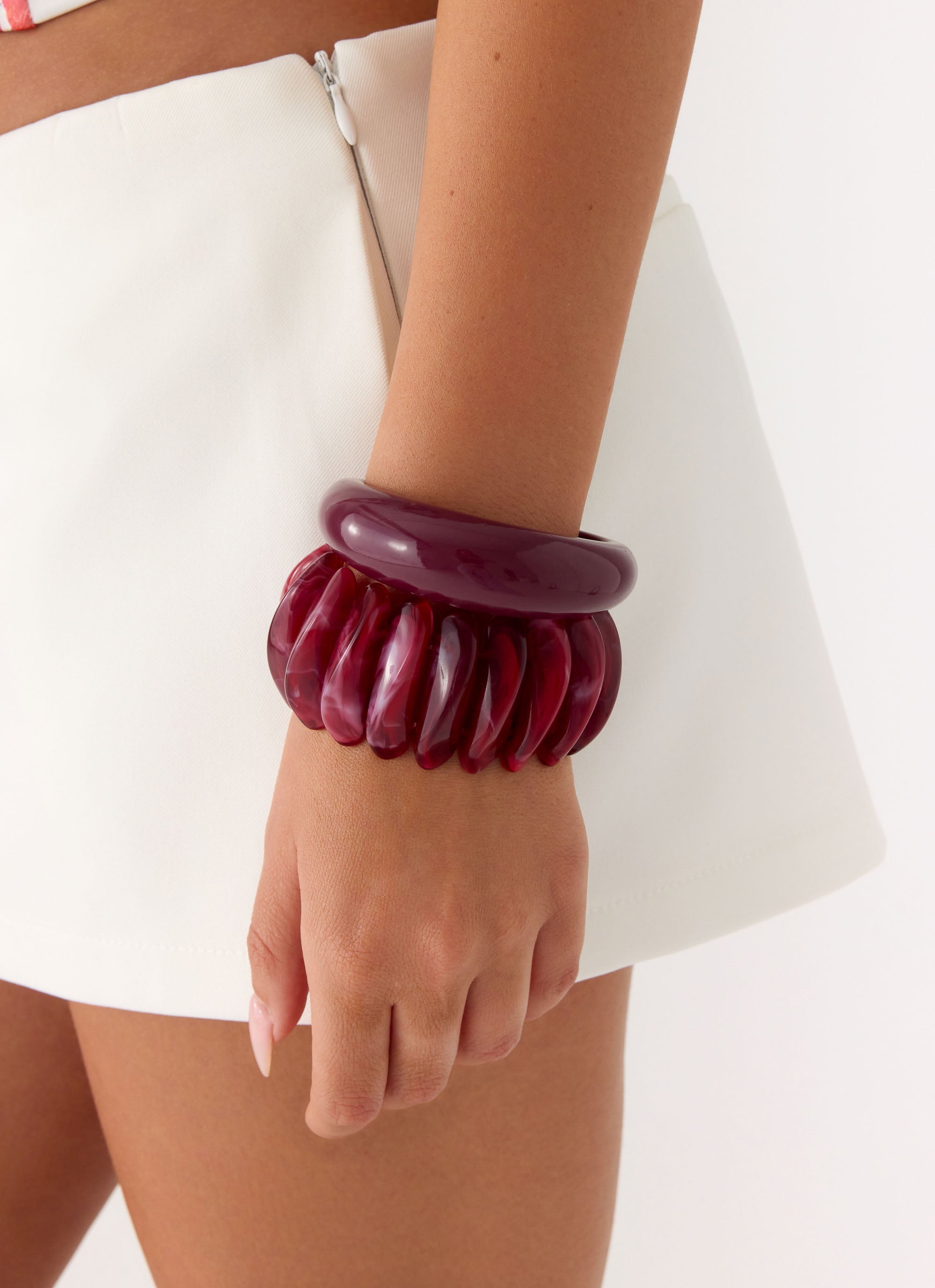 Aurea Bangles - Red – Peppermayo Canada