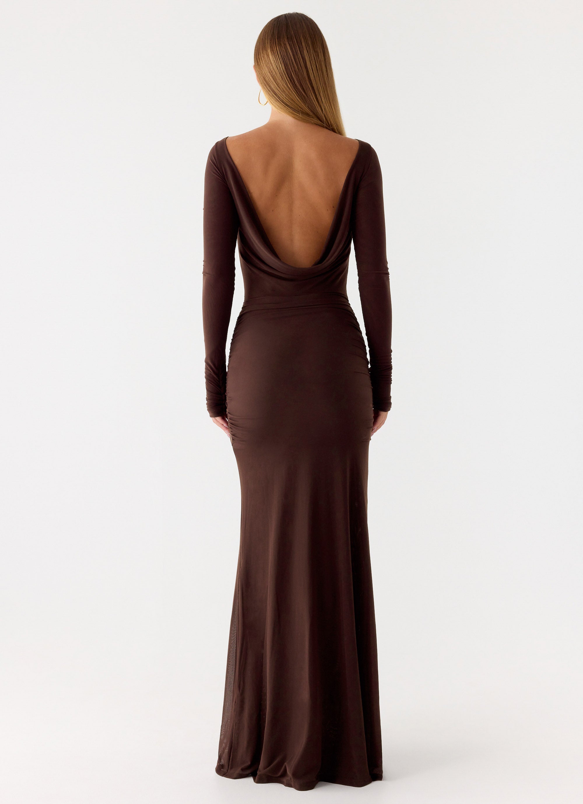 Dray Maxi Dress - Chocolate – Peppermayo Canada
