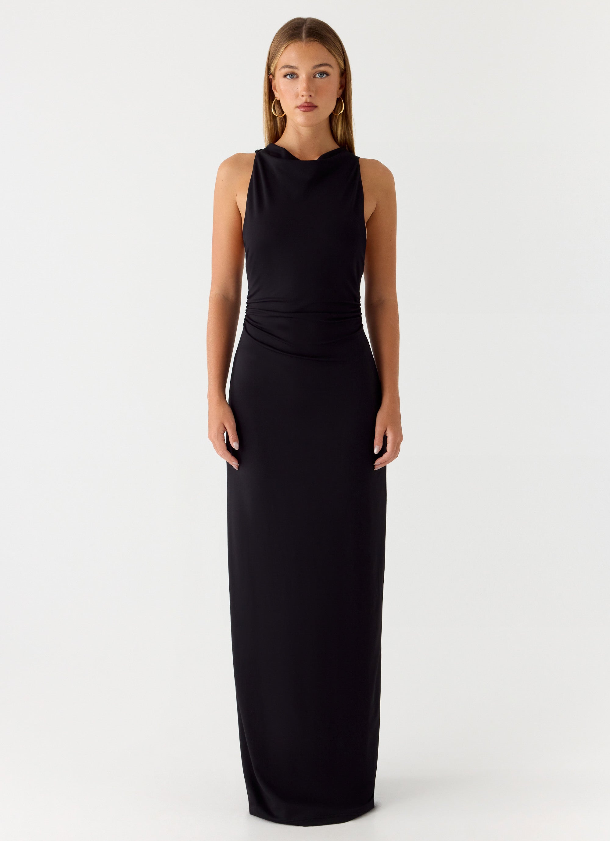 Hidden Agenda Maxi Dress - Black – Peppermayo Canada