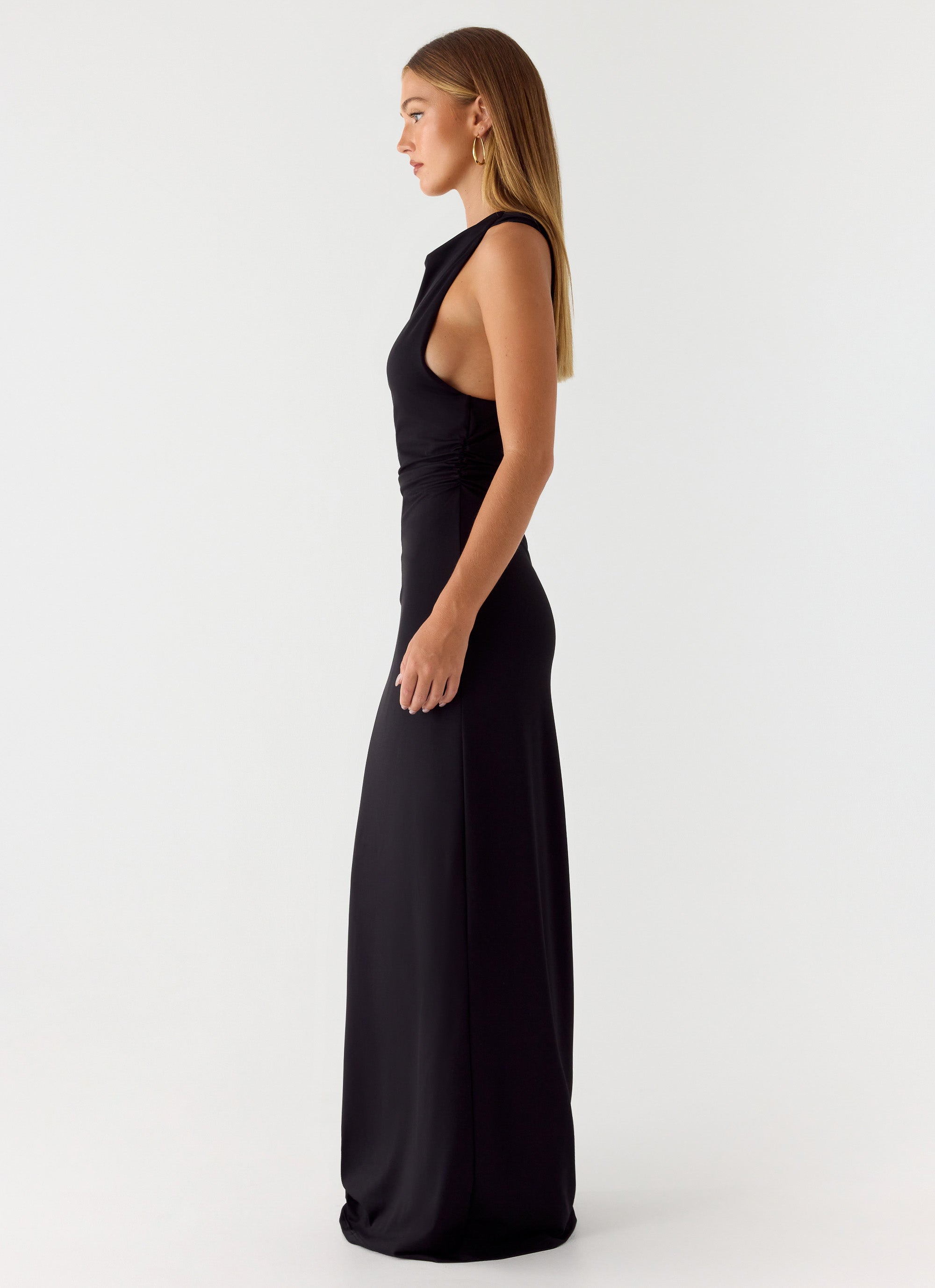 Hidden Agenda Maxi Dress - Black – Peppermayo Canada