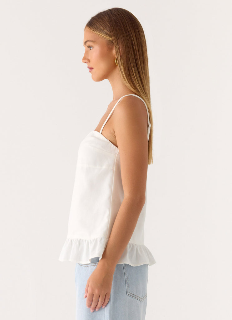 Lucie Mae Top - White – Peppermayo Canada