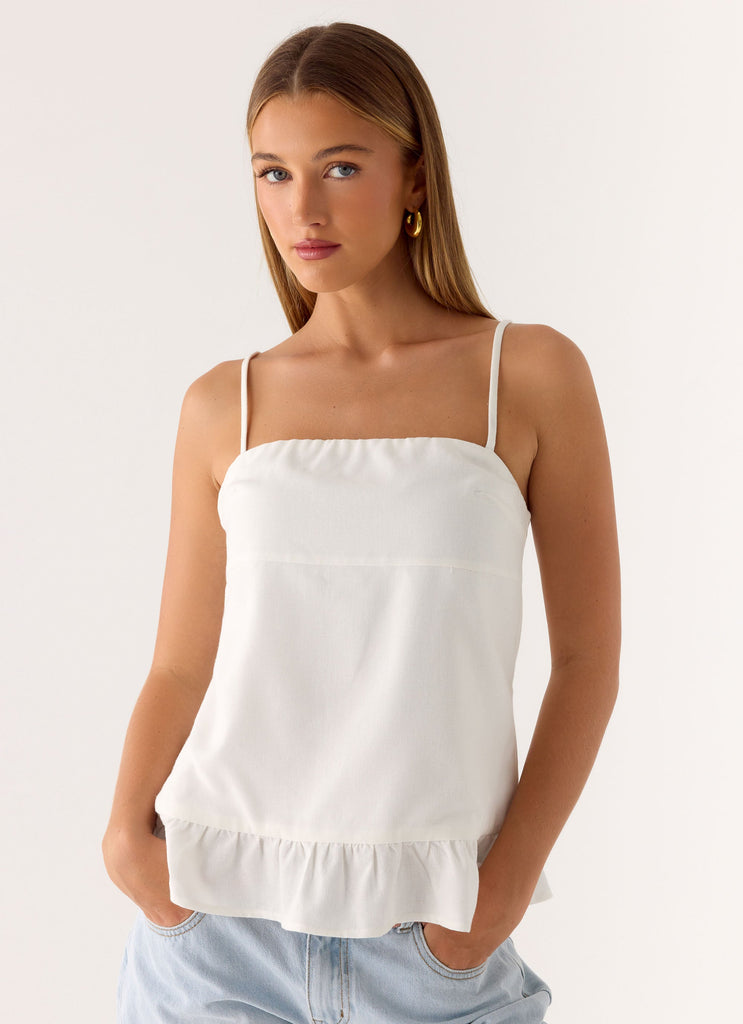 Lucie Mae Top - White – Peppermayo Canada