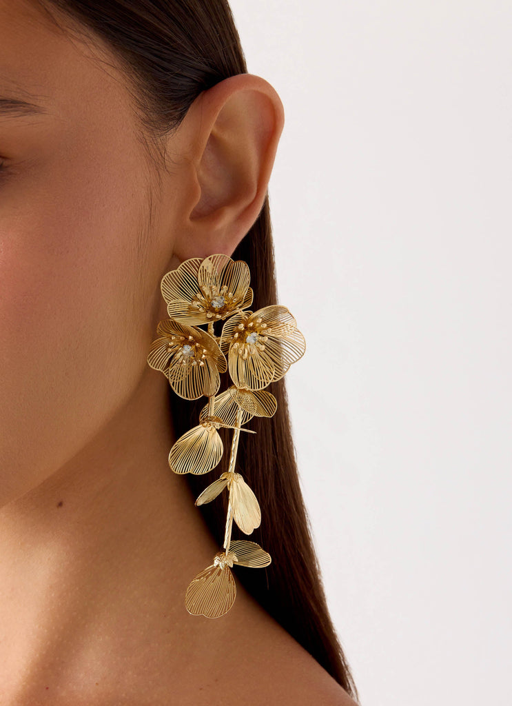 Lumiere Earrings - Gold – Peppermayo Canada