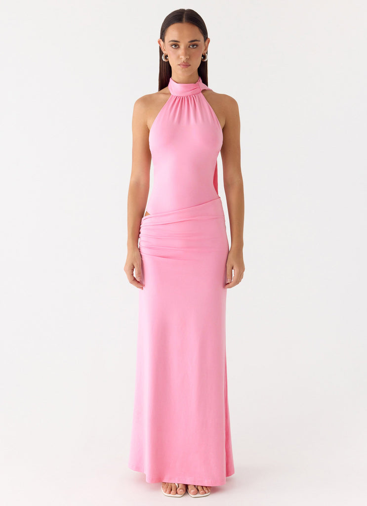 On My Way Bodysuit Maxi Dress - Pink – Peppermayo Canada