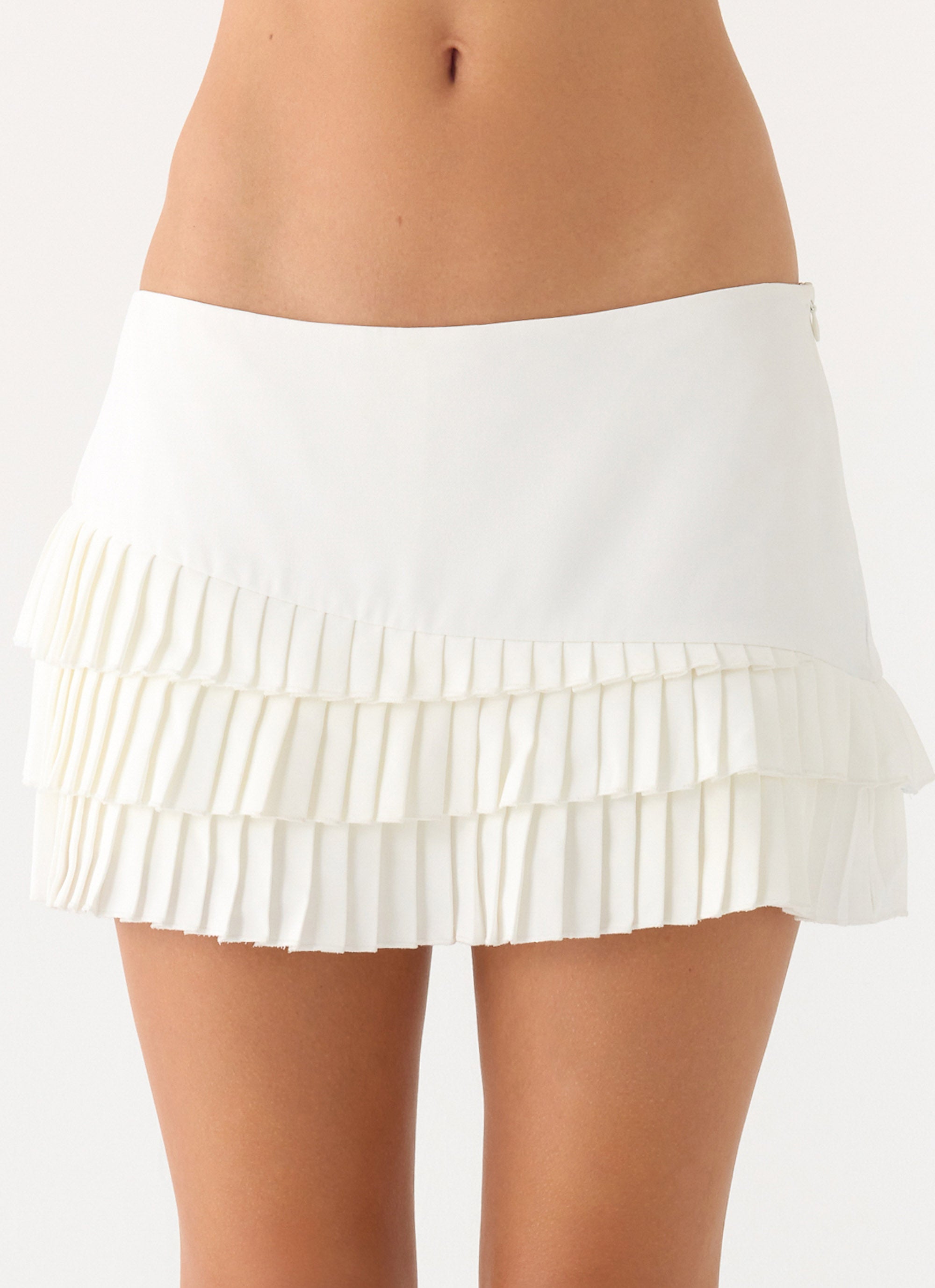 Skyler Mini Skort - White – Peppermayo Canada