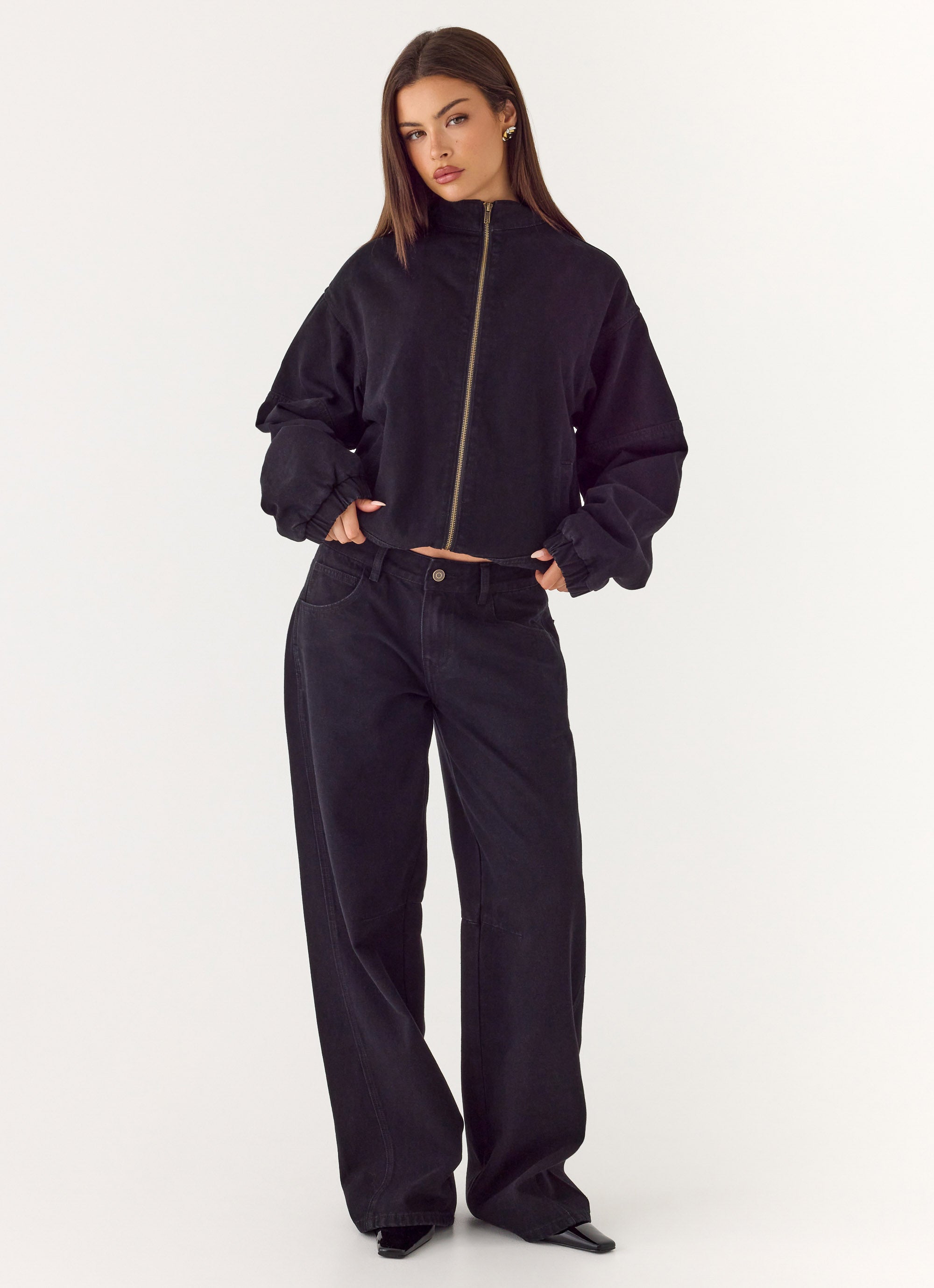 Waylon Low Rise Jeans - Black – Peppermayo Canada